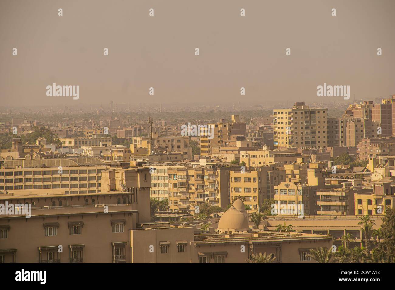 Panoramic top view of Architecture and street scene from Egypt, El ...