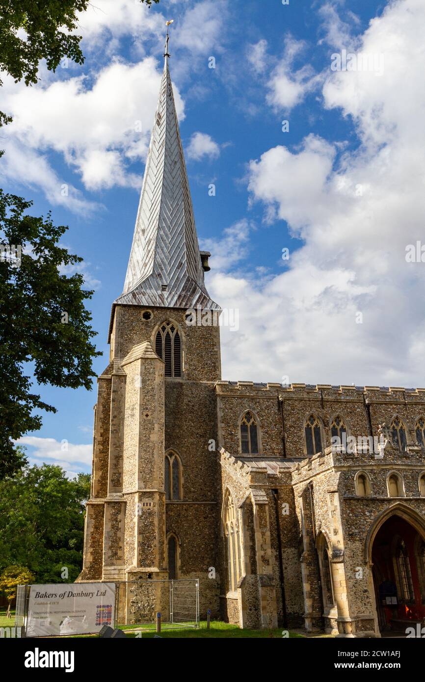 St Mary's Church Hadleigh in Hadleigh, an ancient market town in South ...