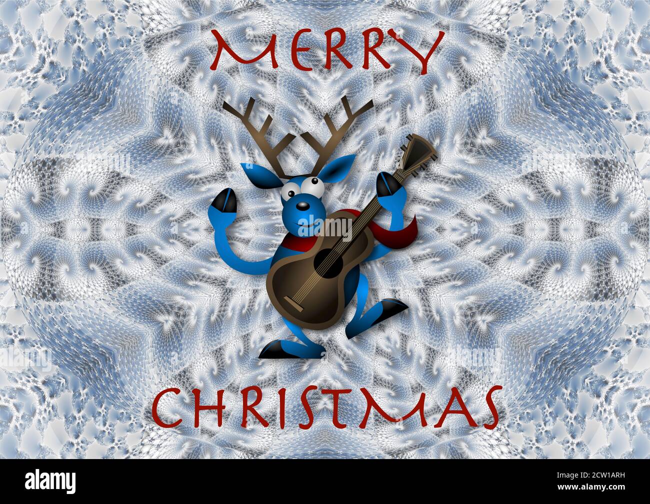 Guitar playing reindeer hi-res stock photography and images - Alamy