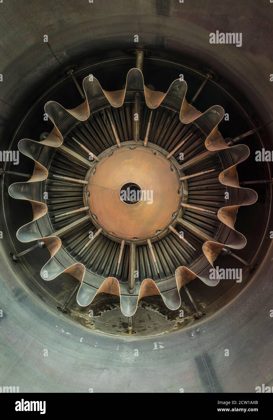 engine fan of an airplane Stock Photo - Alamy