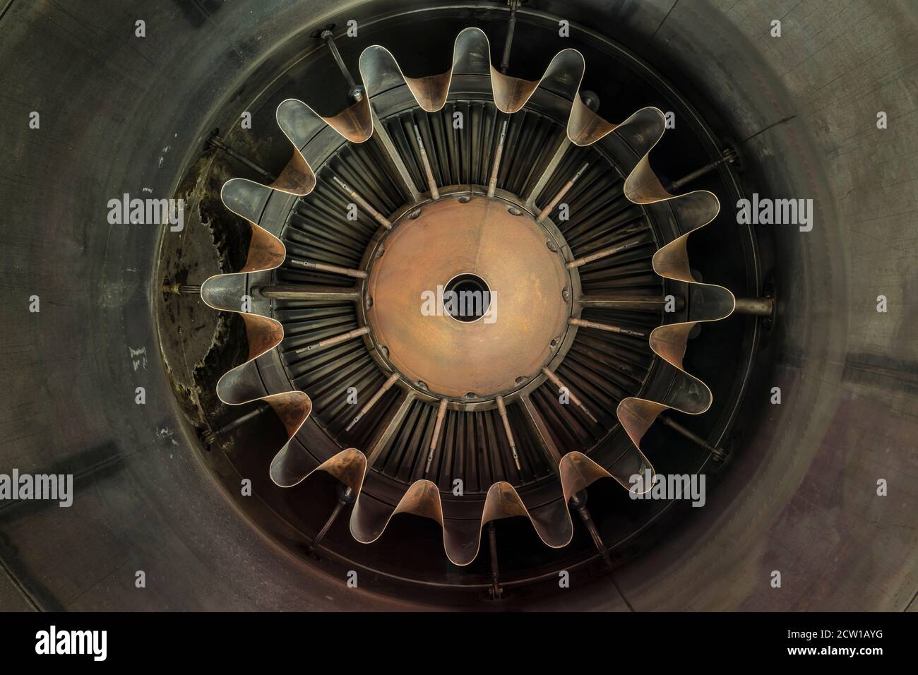 engine fan of an airplane Stock Photo - Alamy