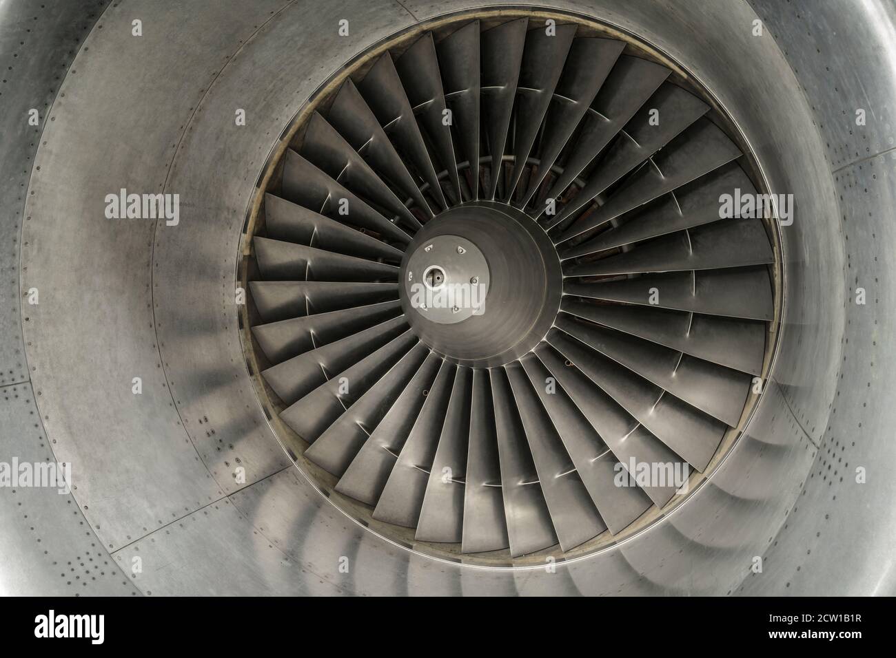 engine fan of an airplane Stock Photo - Alamy