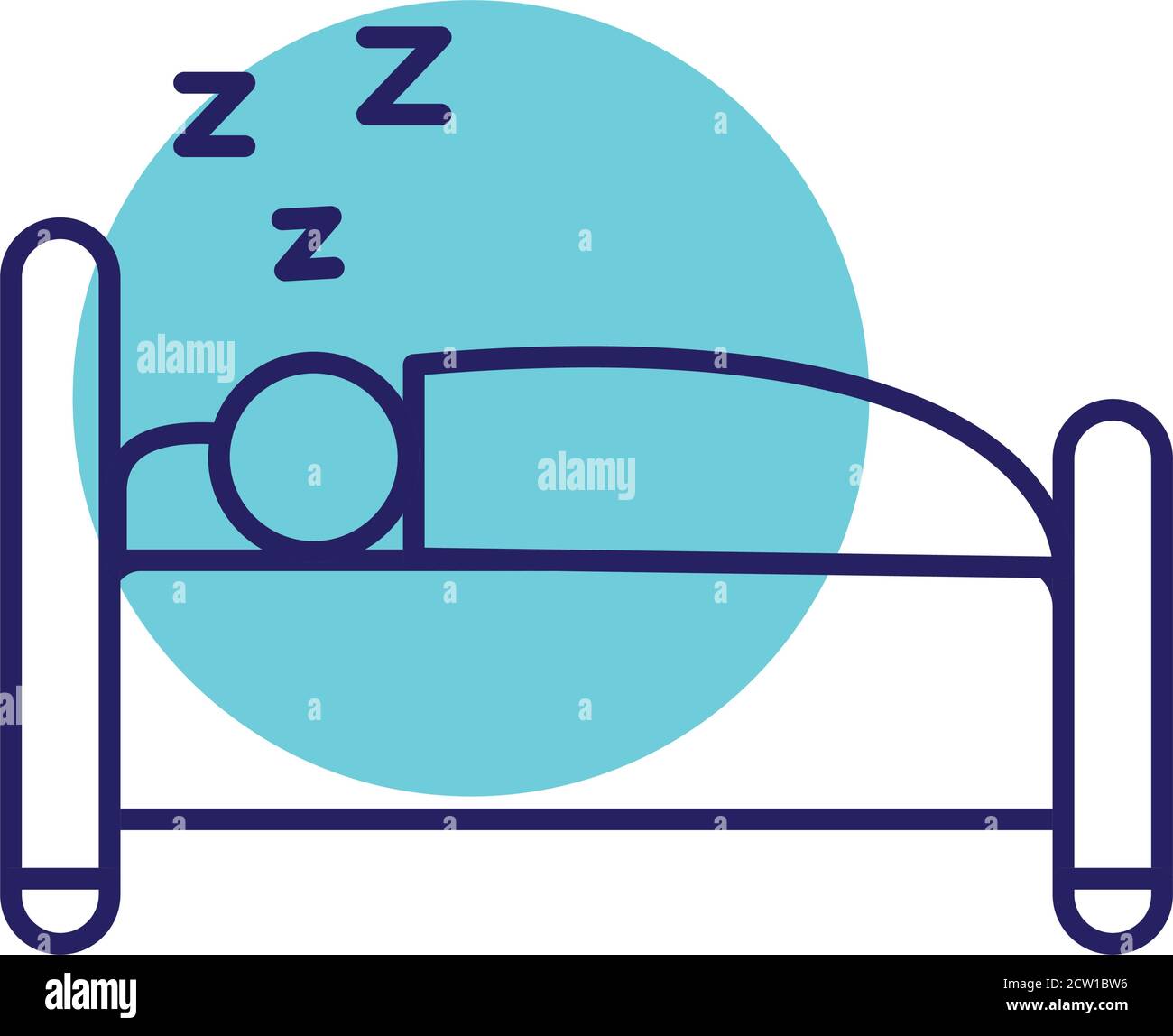 Man headache line icon Cut Out Stock Images & Pictures - Alamy
