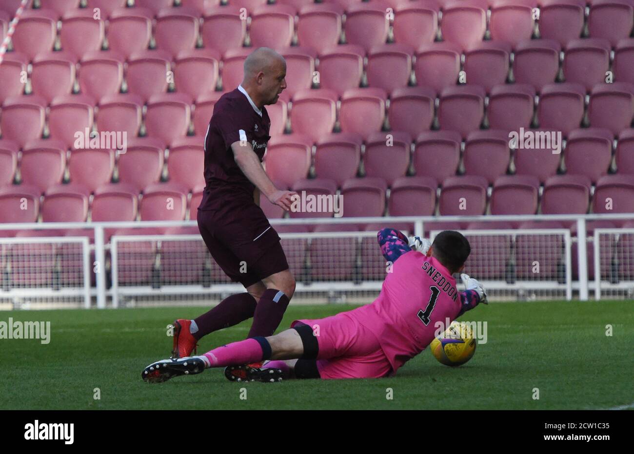 Hearts vs partick thistle friendly match hearts steven naism hi-res ...