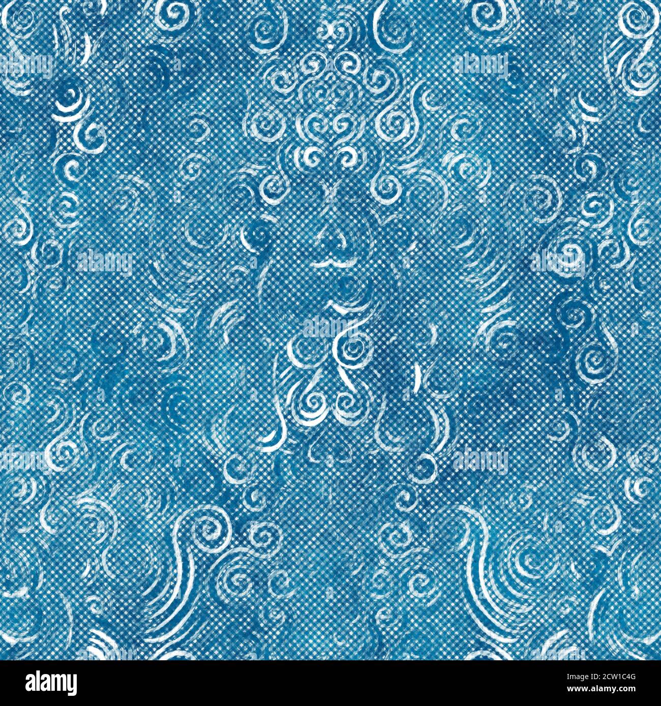 Seamless blue ink pen crosshatch blueprint pattern Stock Photo - Alamy