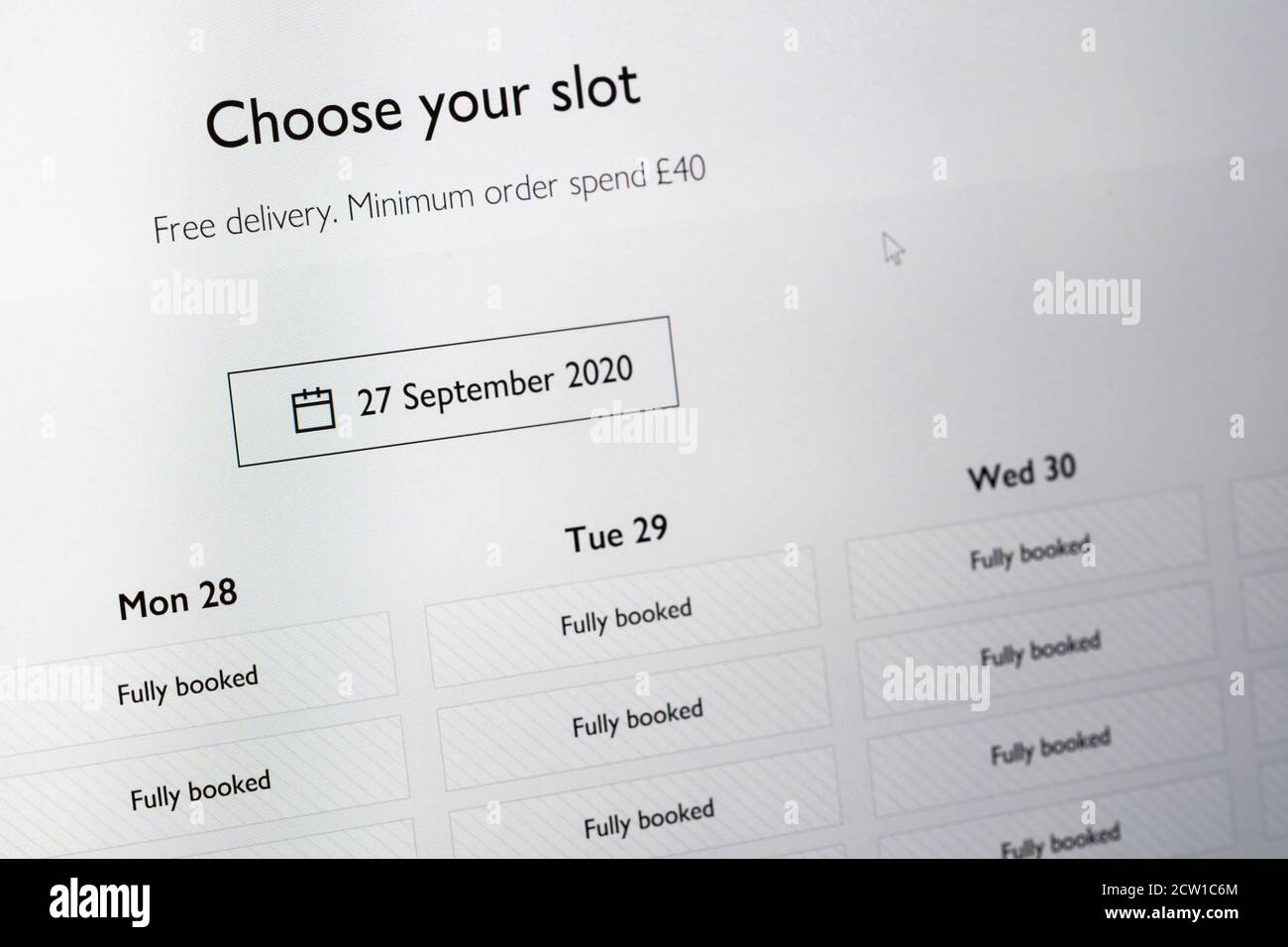 Delivery slot hi-res stock photography and images - Alamy