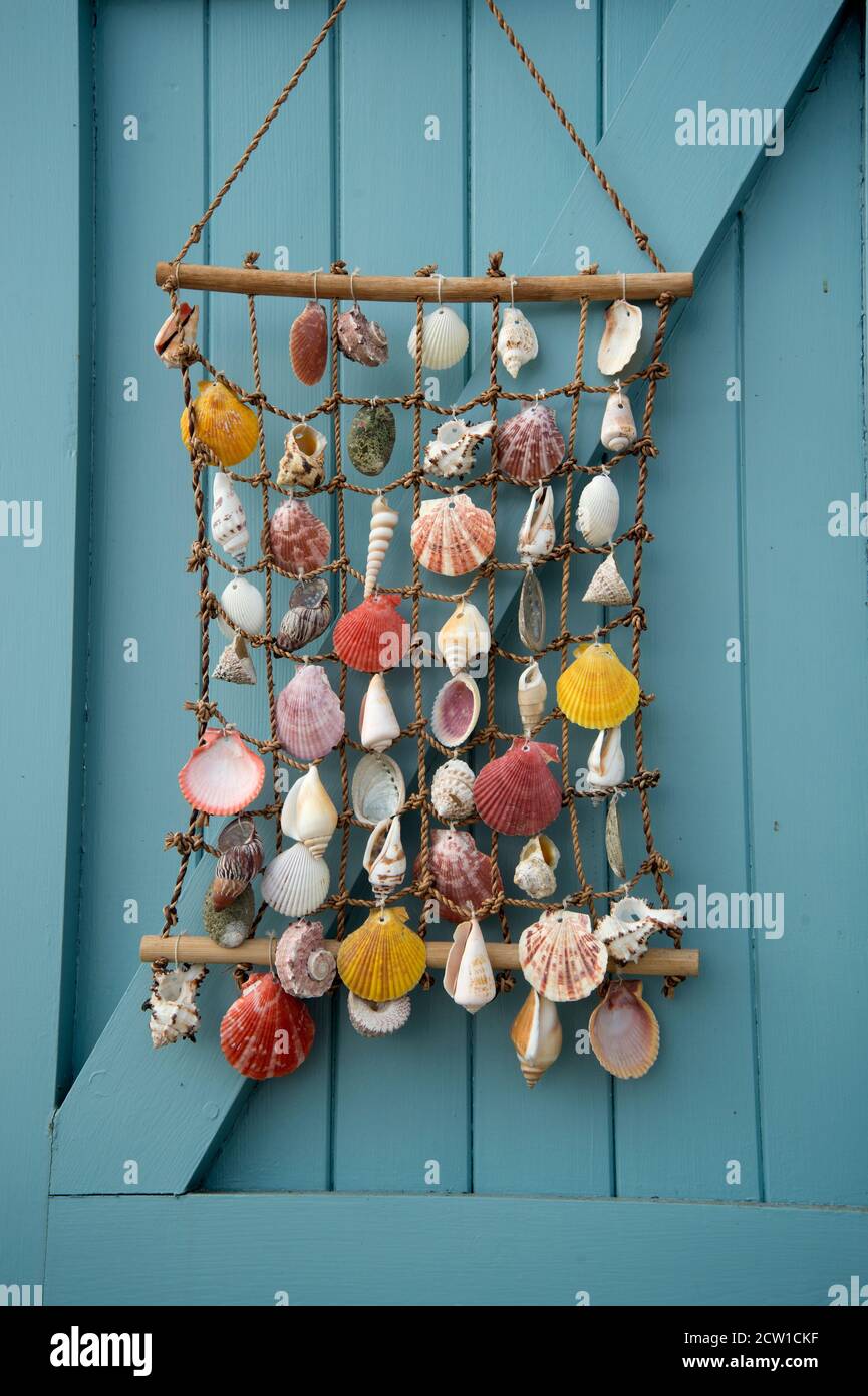 Isle of Wight, September 2020. Bembridge. Seashell decoration Stock ...