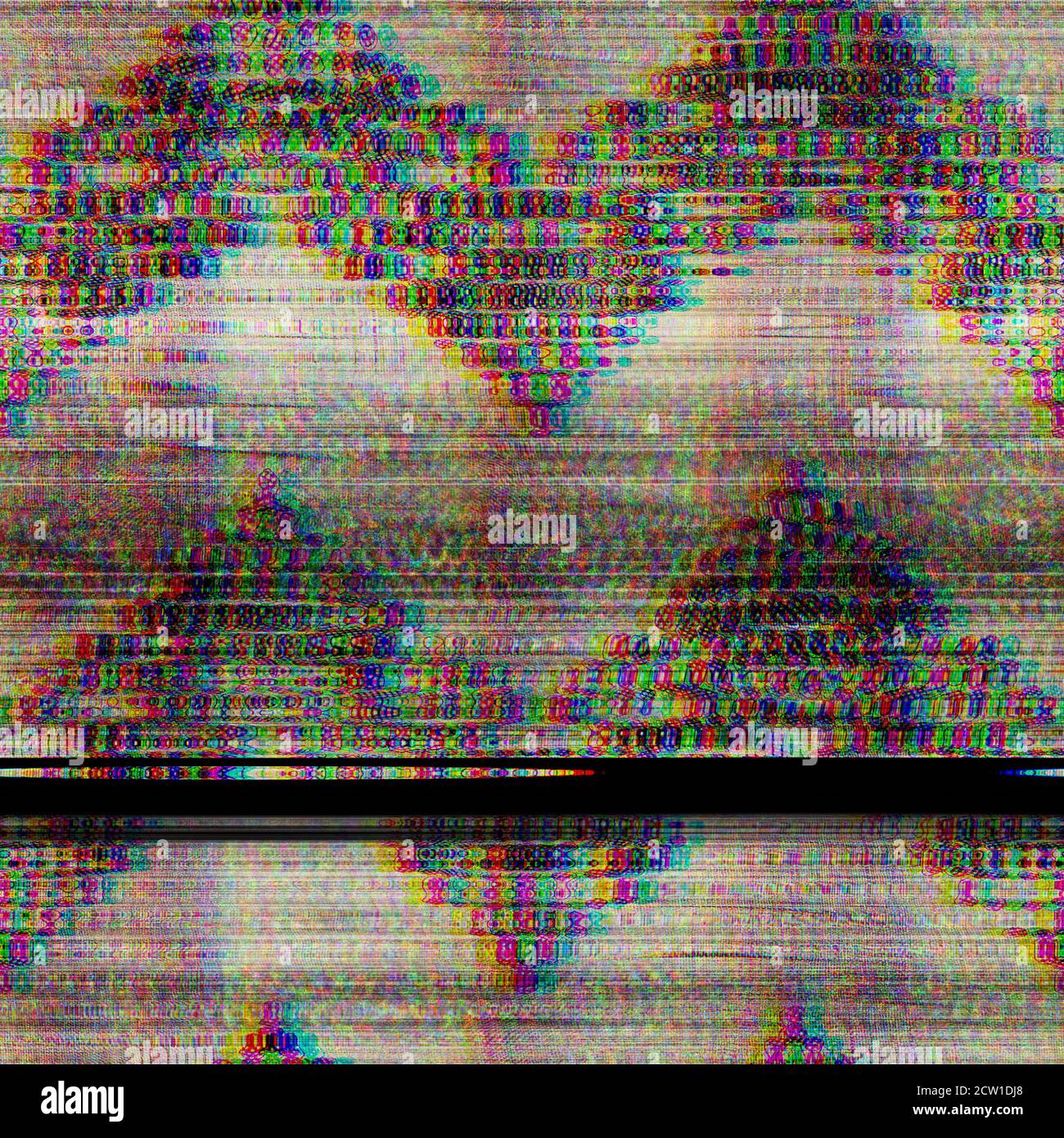 Seamless techno glitch RGB computer monitor noise Stock Photo - Alamy