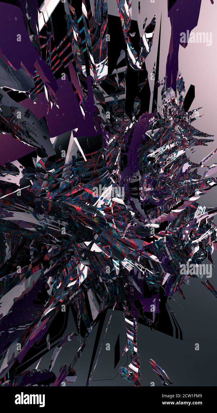 3d rendering of an abstract object Stock Photo - Alamy