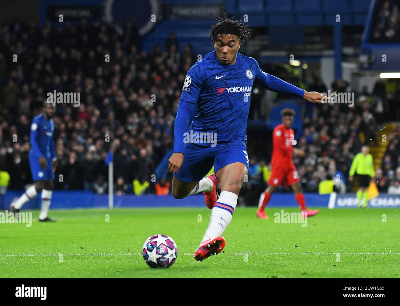LONDON, ENGLAND - FEBRUARY 26, 2020: Reece James of Chelsea pictured ...