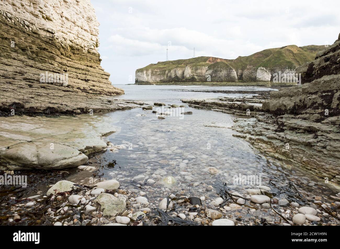 Coastal Cliffs at low tide Stock Photo - Alamy