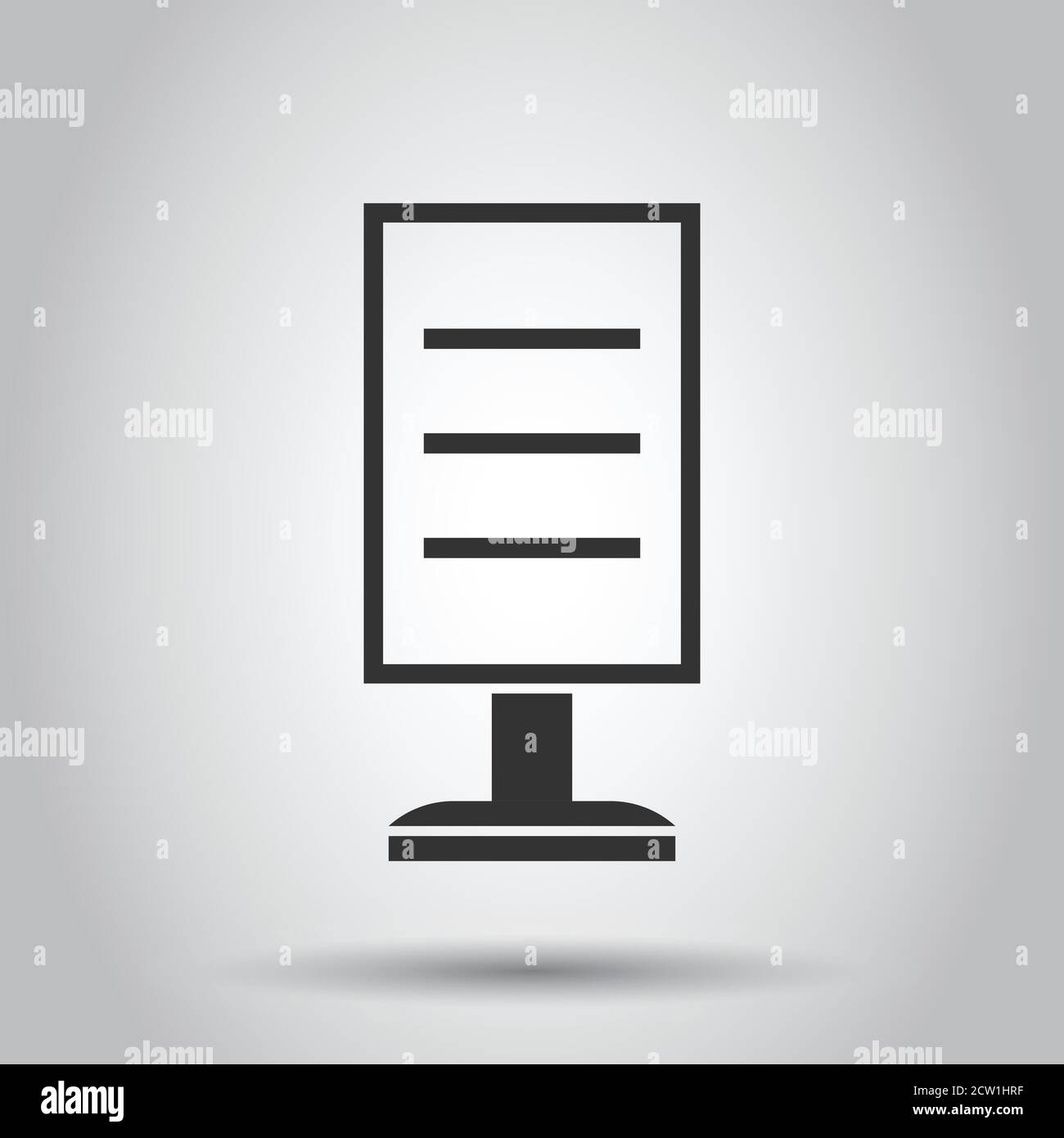 Digital billboard screen Stock Vector Images - Alamy