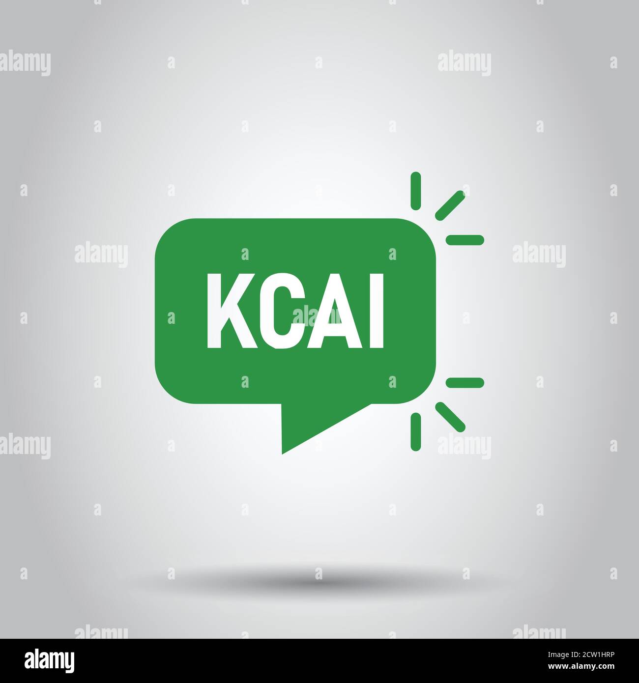 Kcal icon in flat style. Diet vector illustration on white isolated ...
