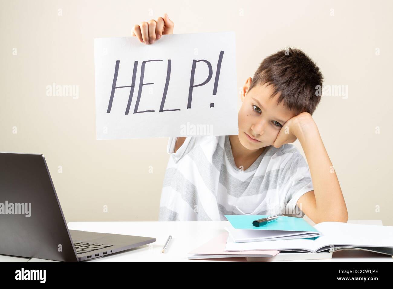 Learning difficulties, school, education, online remote learning ...