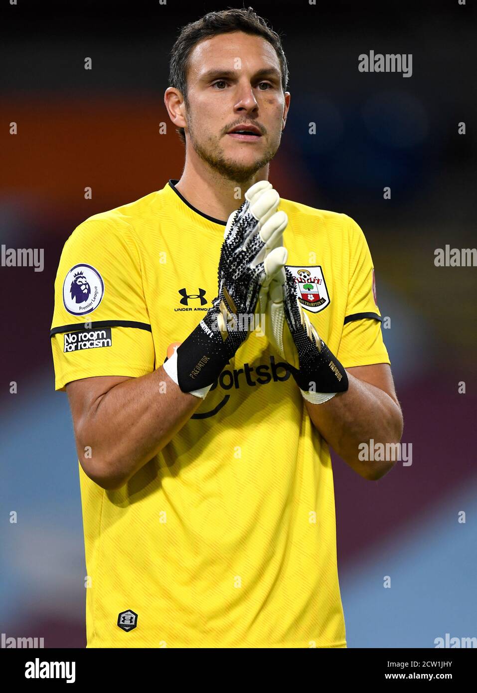 Southampton goalkeeper Alex McCarthy looks on during the Premier League ...