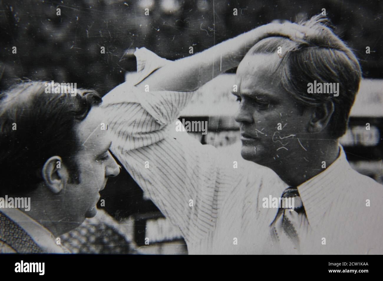 Fine 1970s vintage black and white photography of Dan Walker on the ...