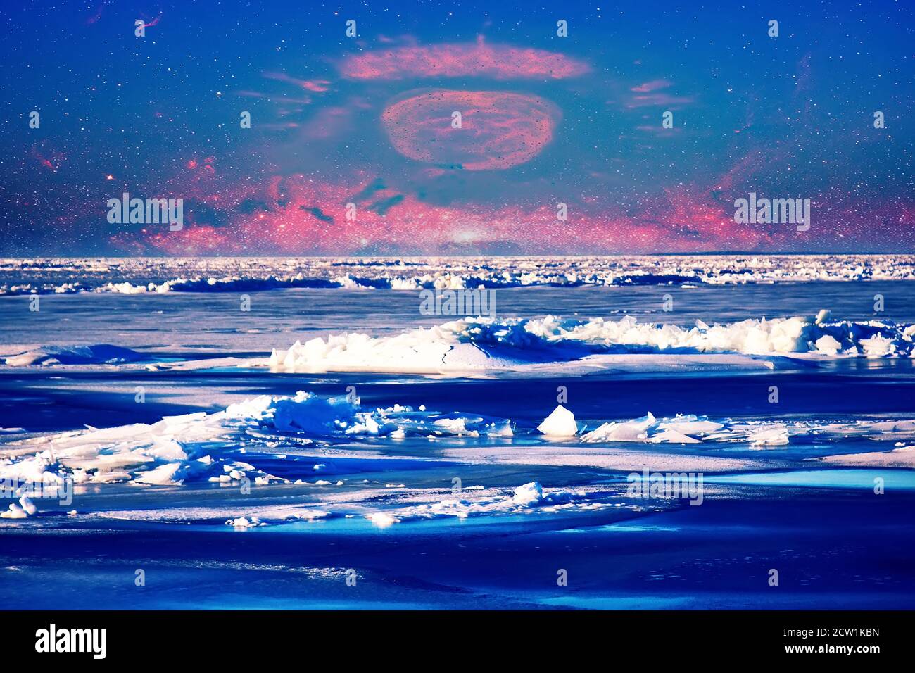 Unusual atmospheric phenomena in the Arctic zone, glow of the ...