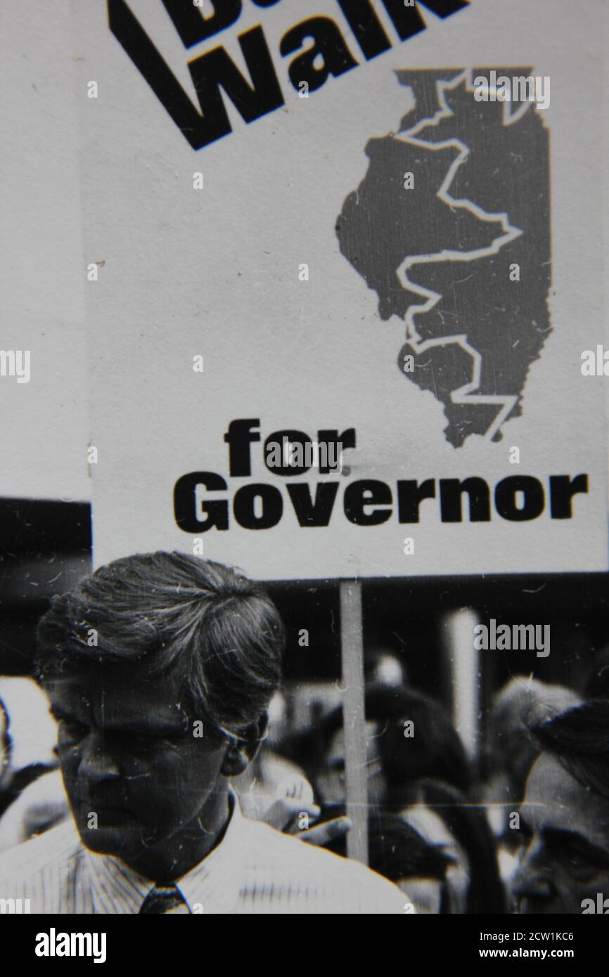 Fine 1970s vintage black and white photography of Dan Walker on the ...