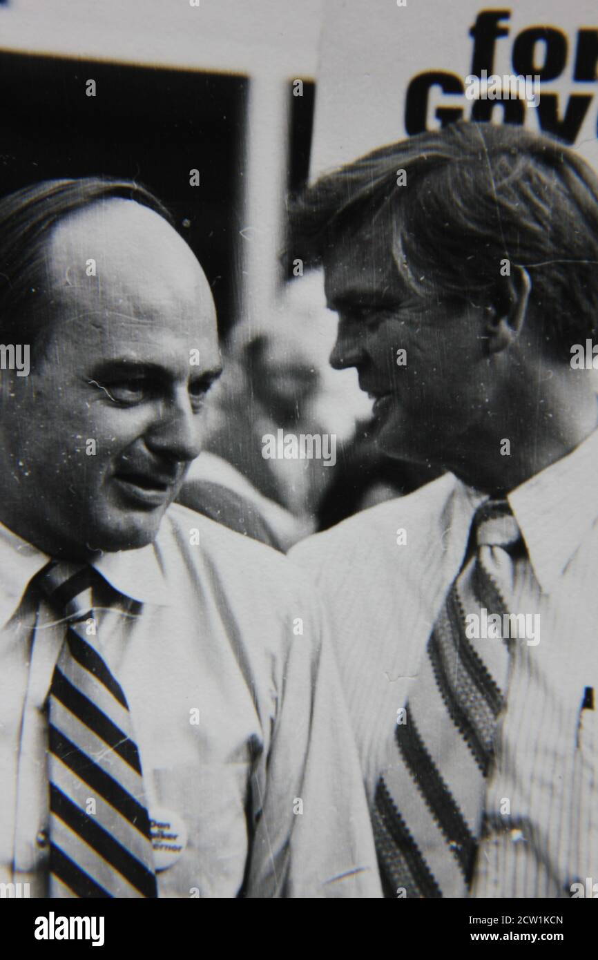 Fine 1970s vintage black and white photography of Dan Walker on the ...