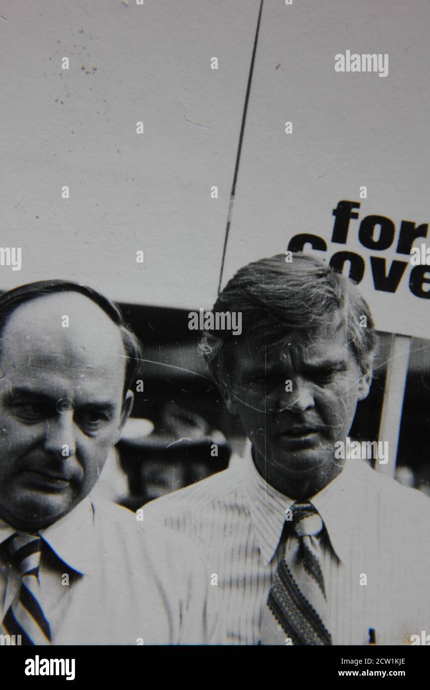 Fine 1970s vintage black and white photography of Dan Walker on the ...