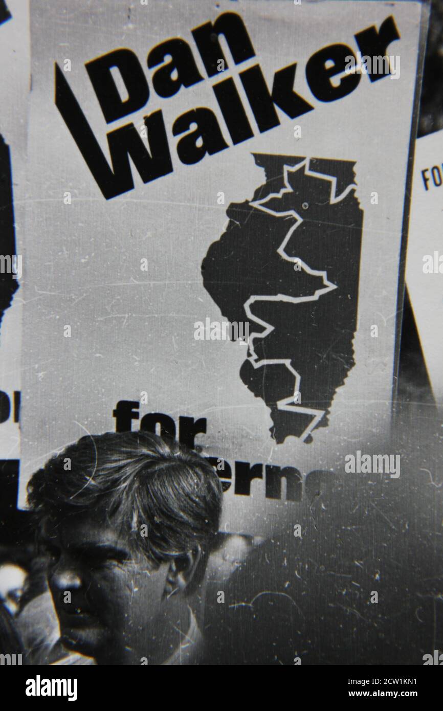 Fine 1970s vintage black and white photography of Dan Walker on the ...