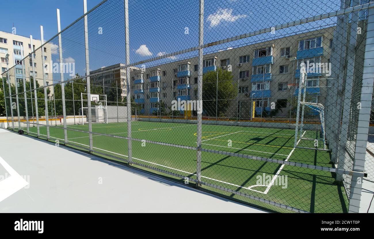 Bucharest, Romania - June 26, 2020 Multi-storey car parking inaugurated ...
