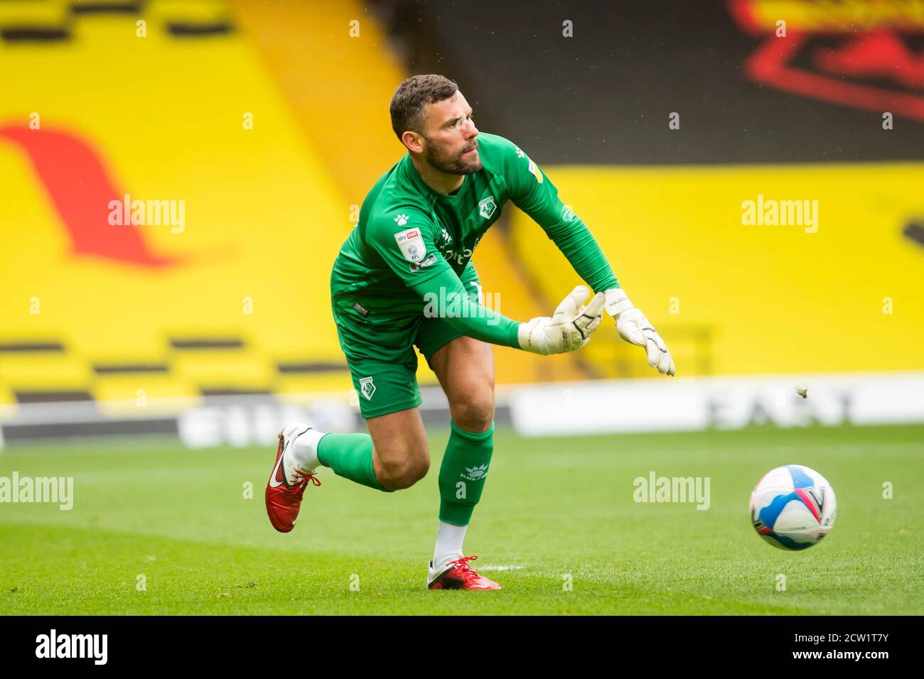 WATFORD, ENGLAND. SEPT 26TH 2020 Ben Foster of Watford during the Sky ...