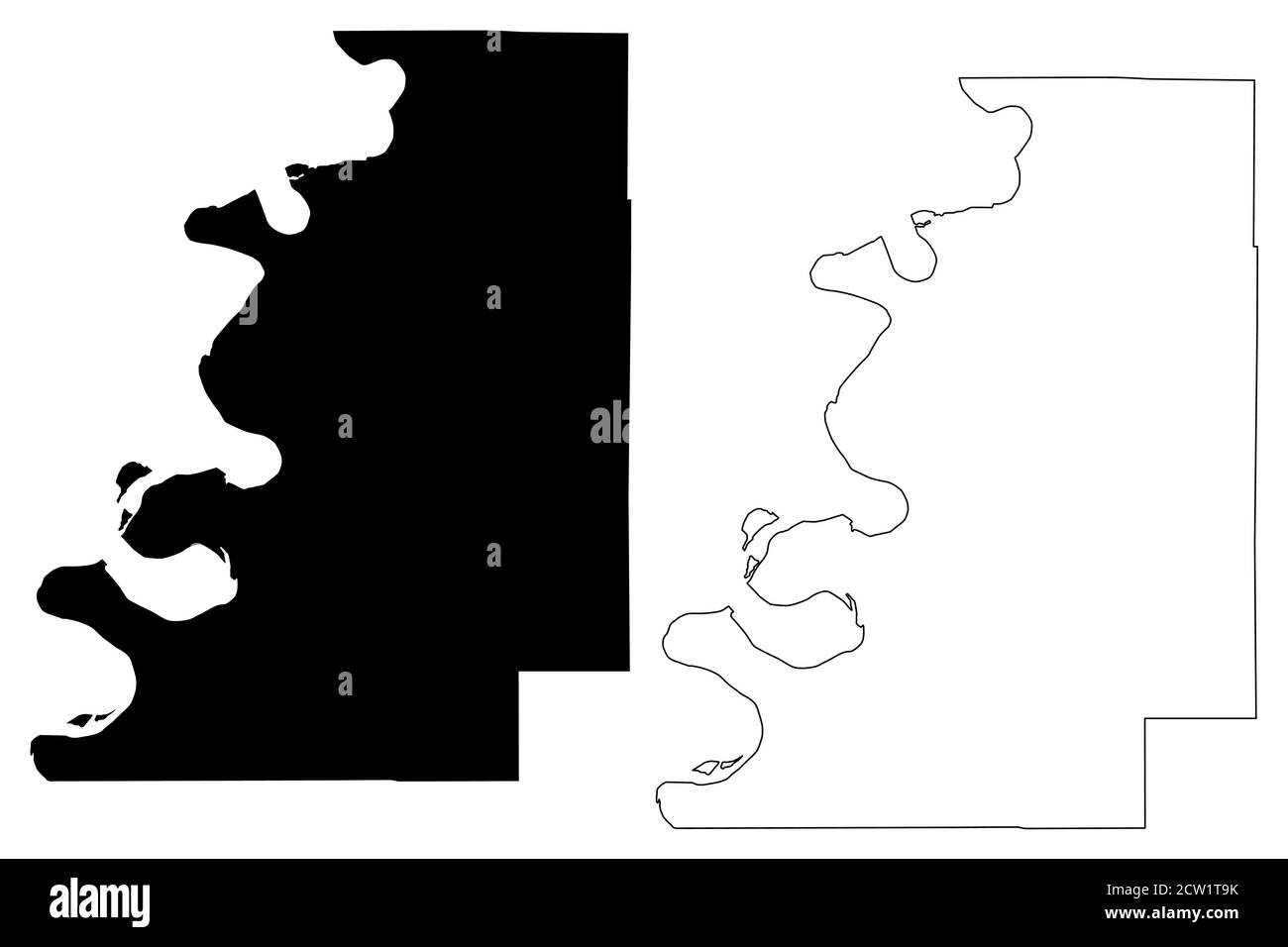 Bolivar County, Mississippi (U.S. county, United States of America, USA ...