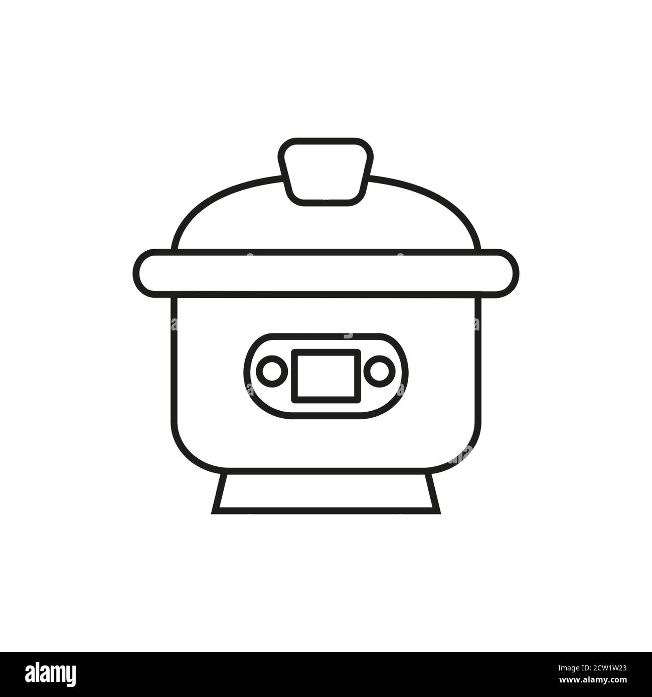 rice cooker icon, multicooker, electric cooker, vector ilustration ...