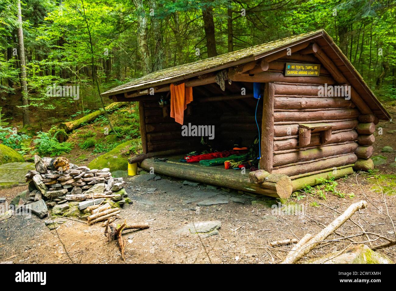 Cabin Camping In The Woods