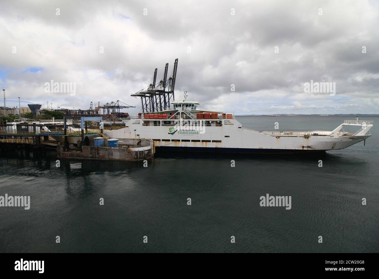 Salvador, Brazil. 25th Sep, 2020. Movement during Ferry Boat crossing ...
