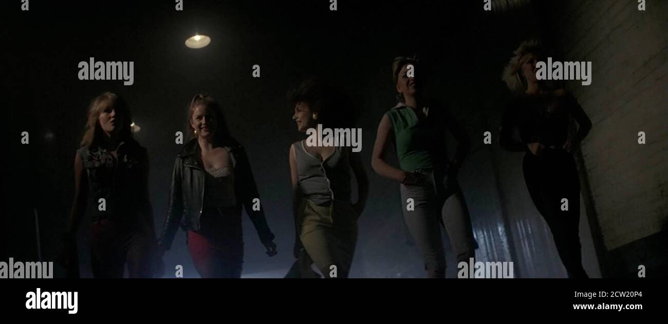 London.UK. Joanne Whalley (centre) with Jenny Wright, Nell Campbell ...