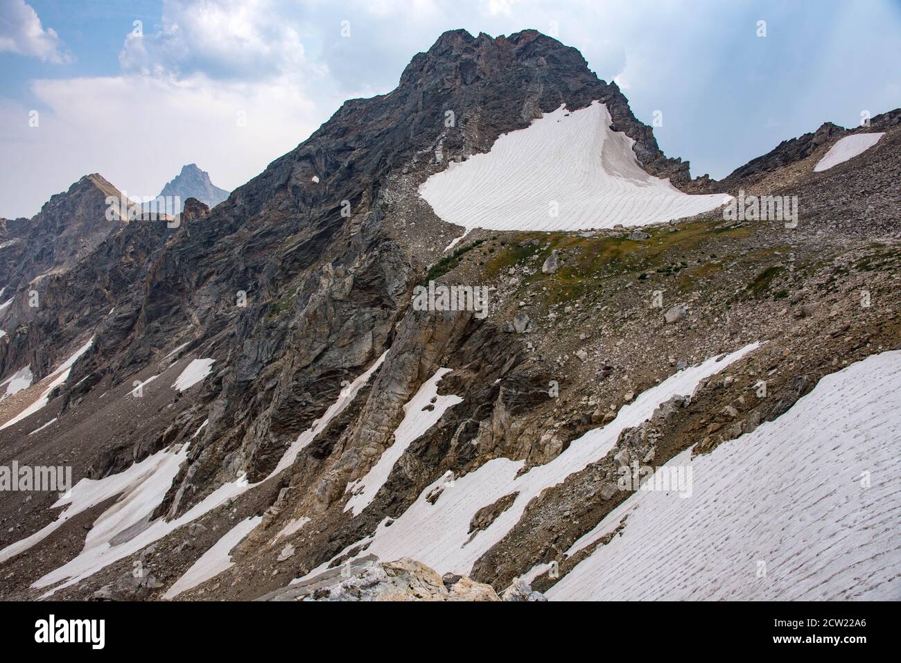 Crossing Paintbrush Divide on the Teton Crest Trail, Grand Teton ...