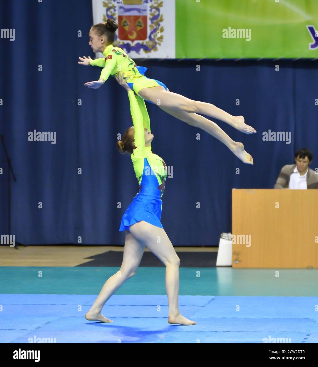 Orenburg, Russia, 26-27 May 2017 years: girl compete in sports ...