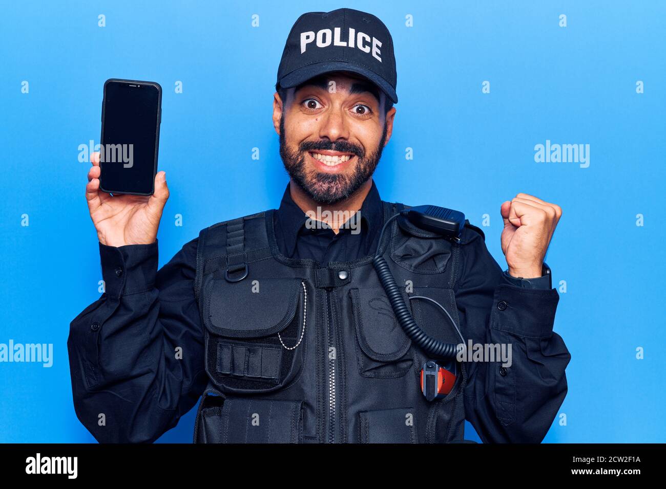 Police officer uniform arm raised hi-res stock photography and images ...