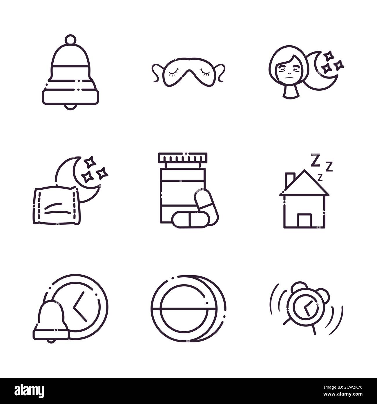 Awake pill Stock Vector Images - Alamy