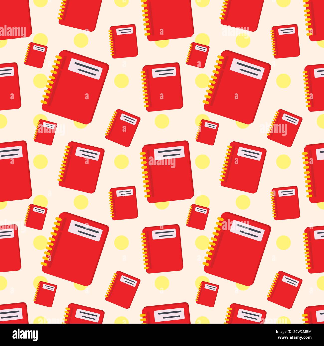 notebook seamless pattern vector illustration background Stock Vector ...