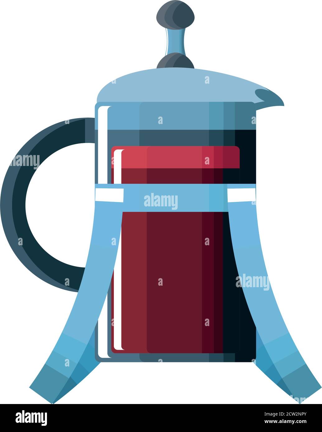 French drip coffee pot Cut Out Stock Images & Pictures - Alamy