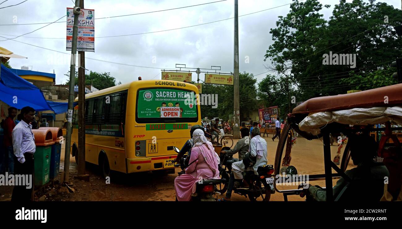DISTRICT KATNI, INDIA - DECEMBER 12, 2019: sacred heart senior ...