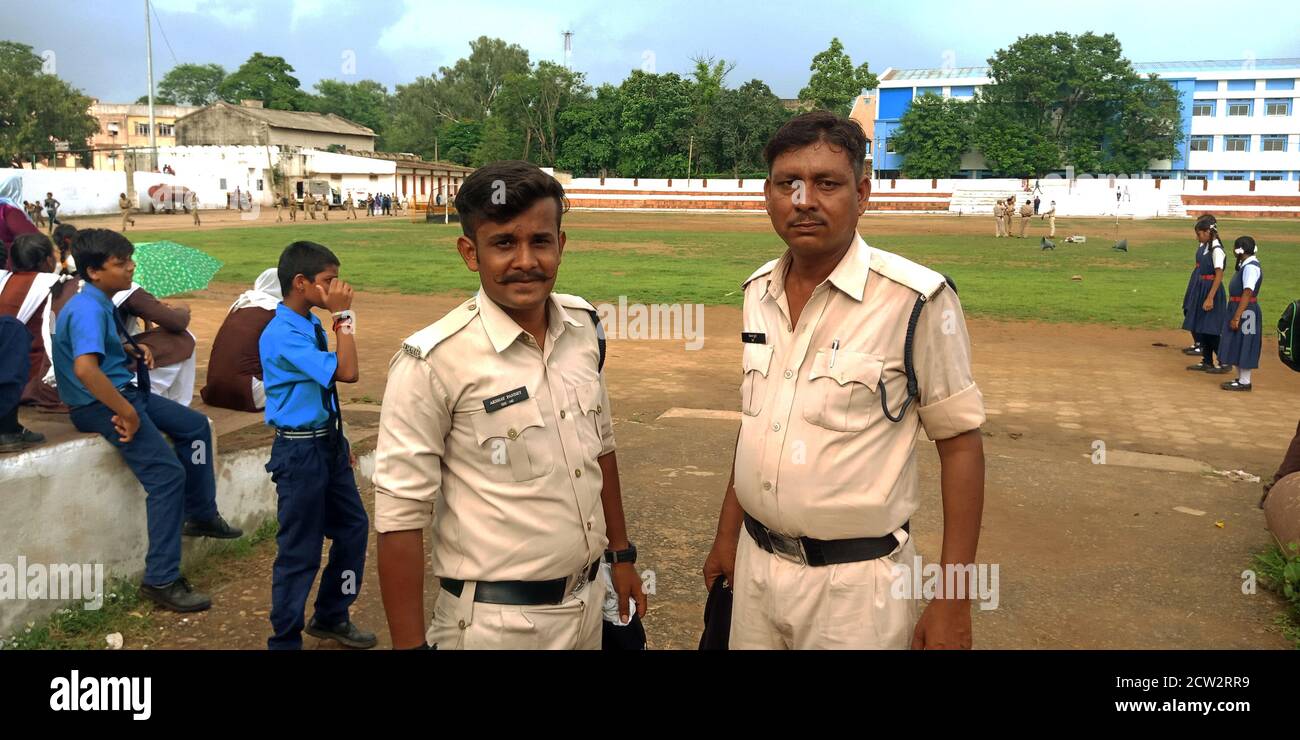 Indian police man officer standing hi-res stock photography and images ...