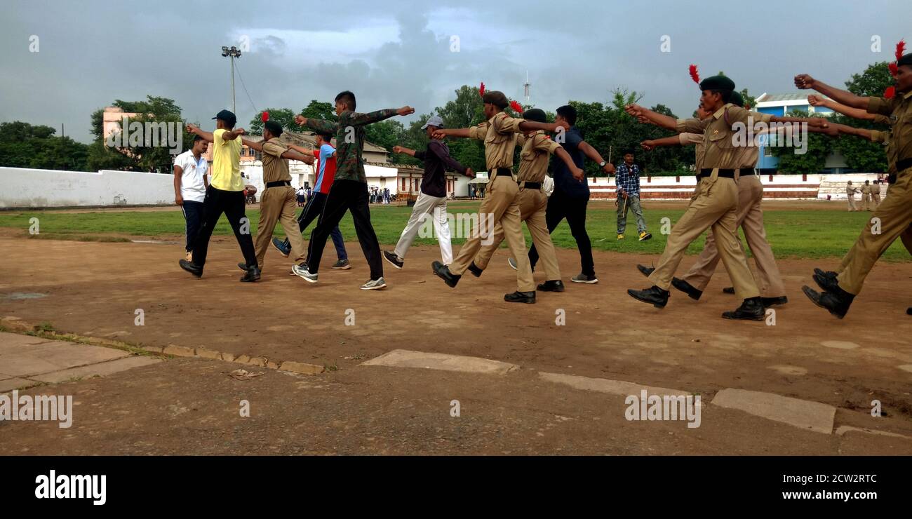 Ncc national cadet corps cadet india hi-res stock photography and ...