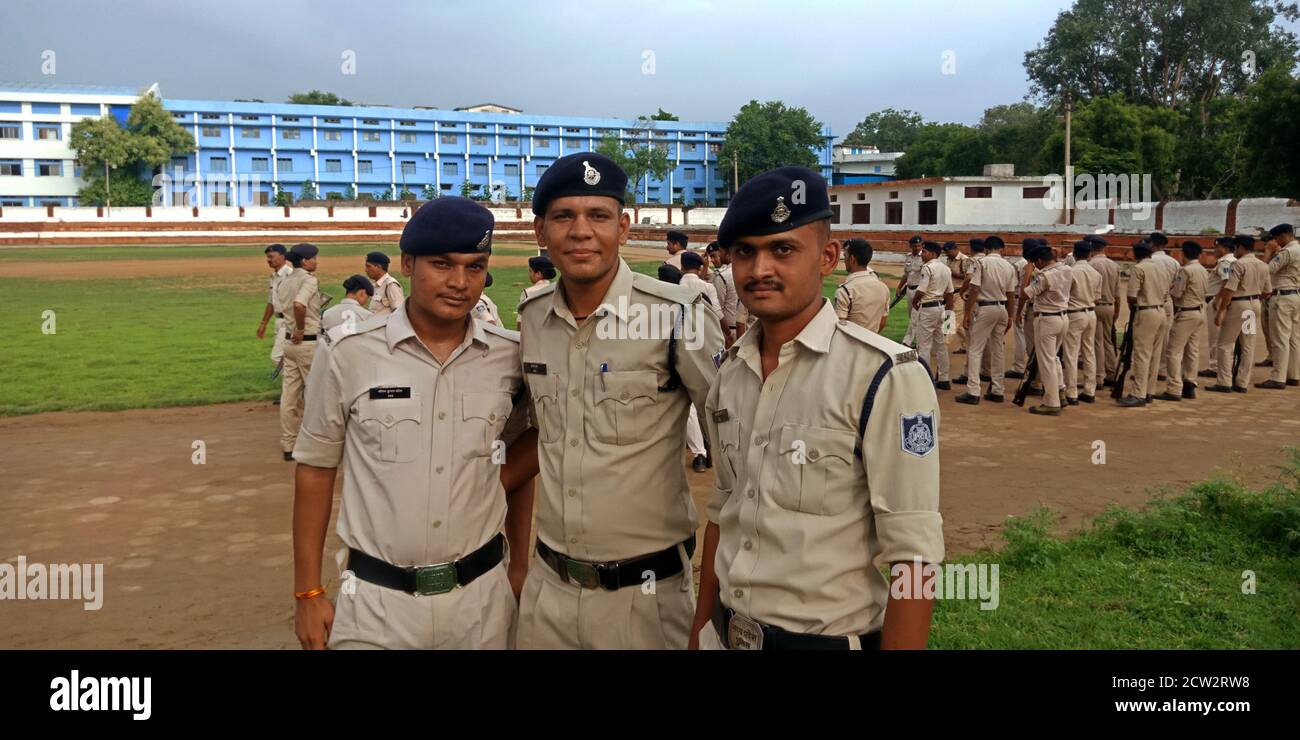 Indian police man officer standing hi-res stock photography and images ...