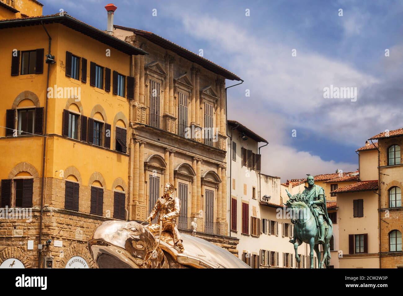 Piazza della Signoria square in Florence, Italy Stock Photo - Alamy