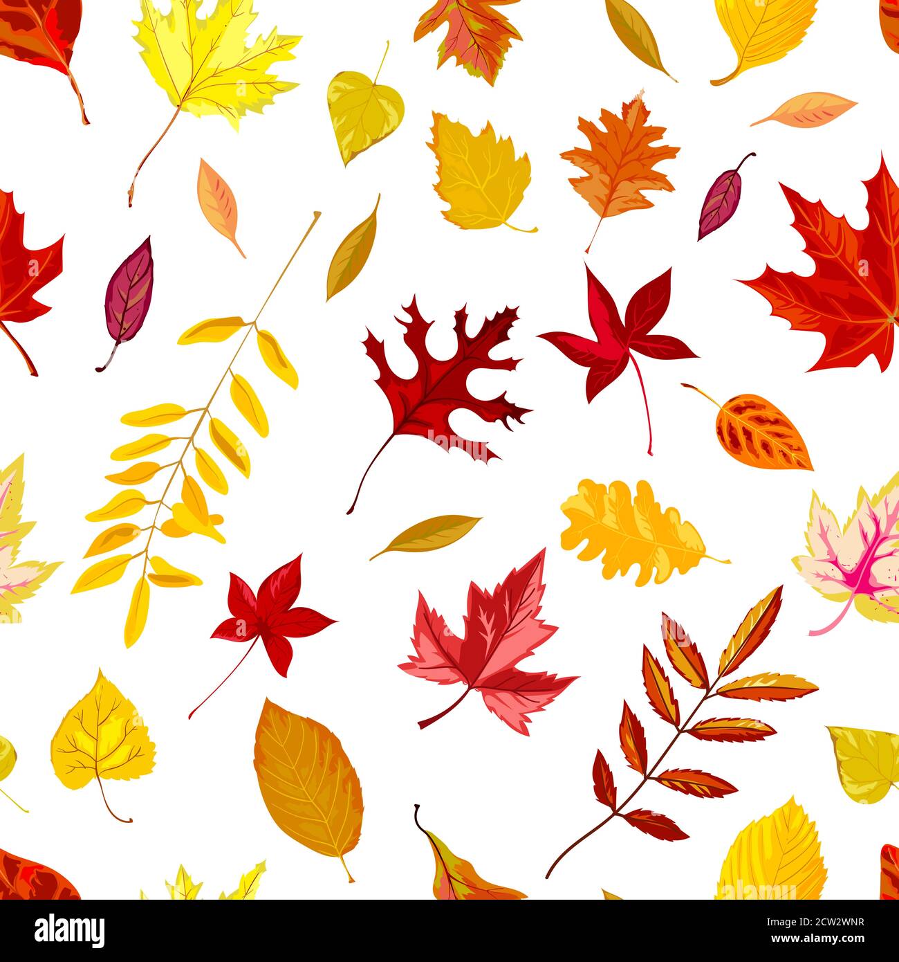 Autumn foliage, falling leaves of fall season vector Stock Vector Image ...