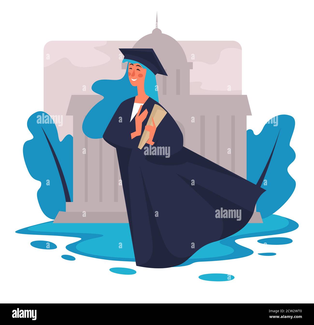 Positive degree Stock Vector Images - Alamy