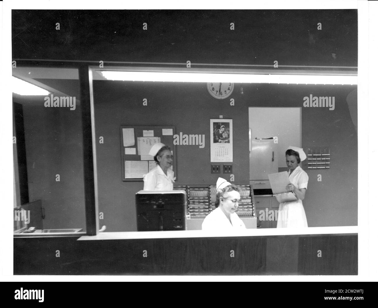 American nurses station hi-res stock photography and images - Alamy