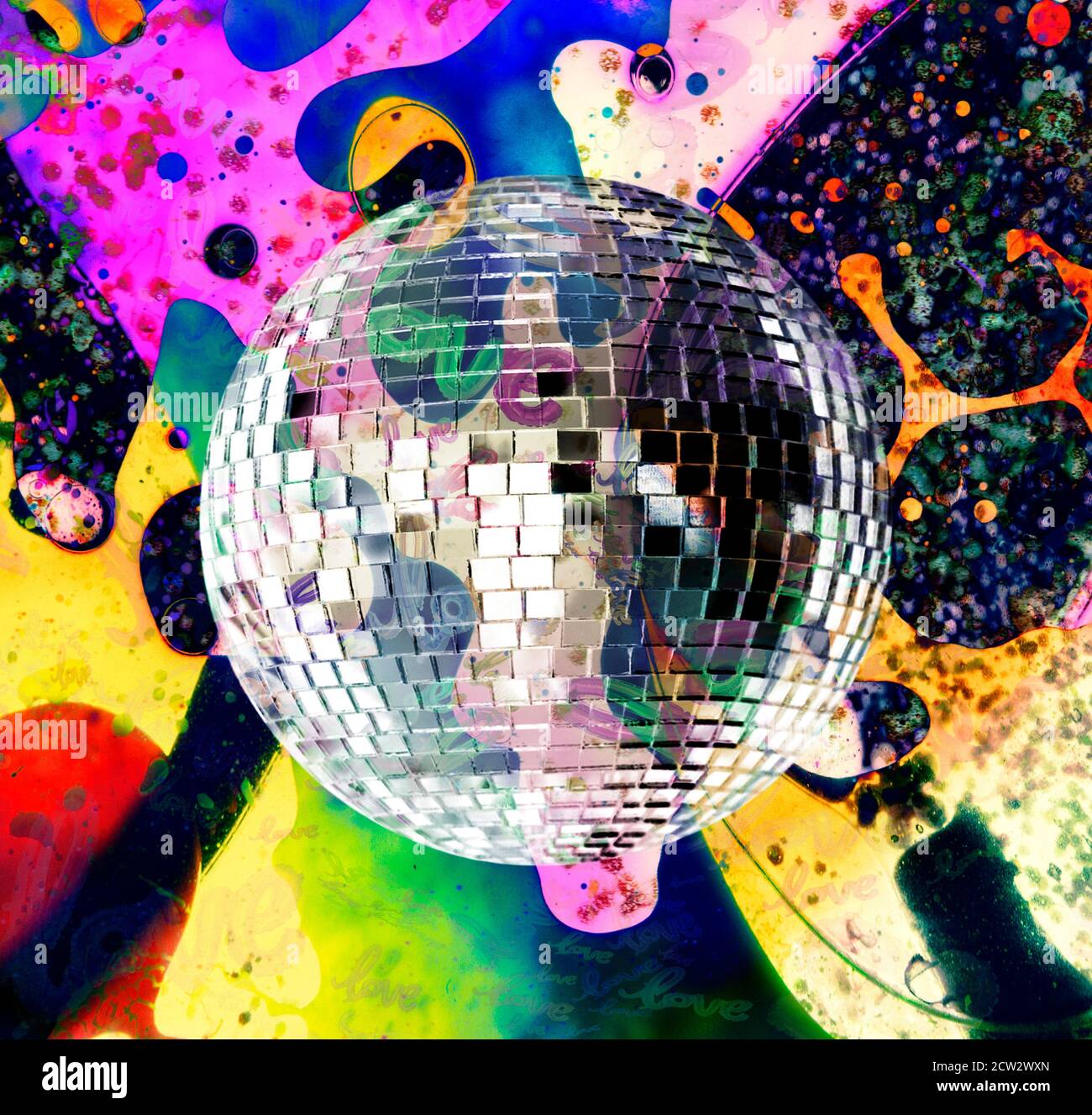 Discoball rainbow hi-res stock photography and images - Alamy