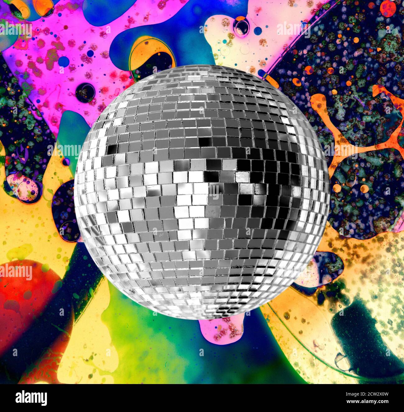 a group of robot friends gater arounf the mother ship shot from above ...