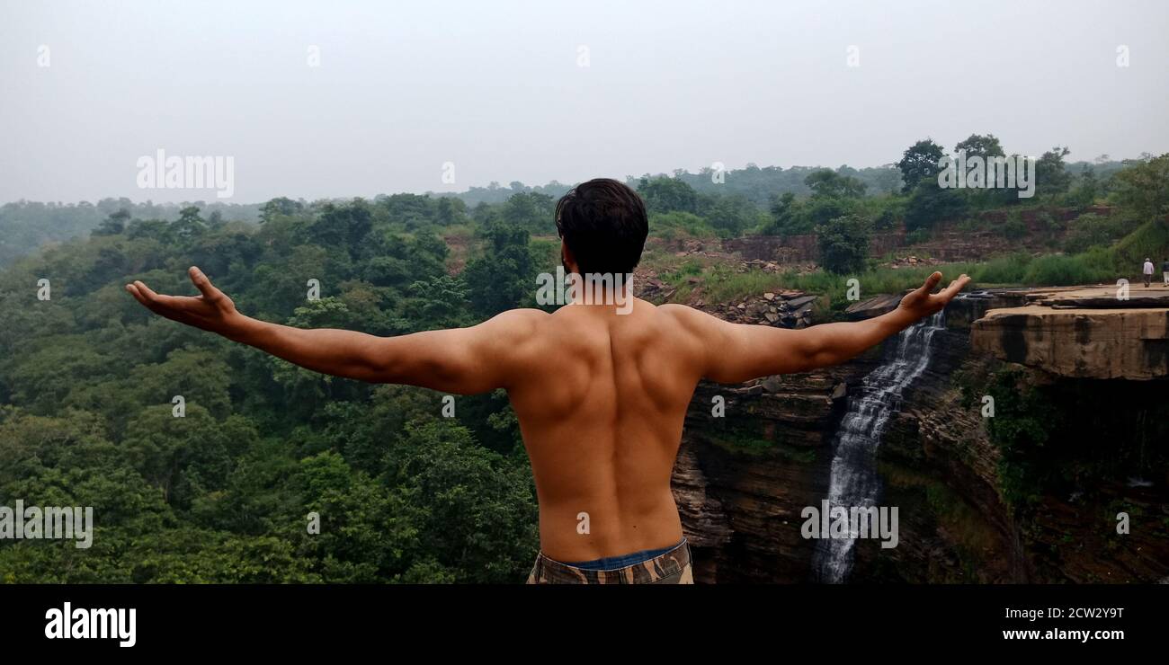 DISTRICT KATNI, INDIA - OCTOBER 06, 2019: An indian bodybuilding ...
