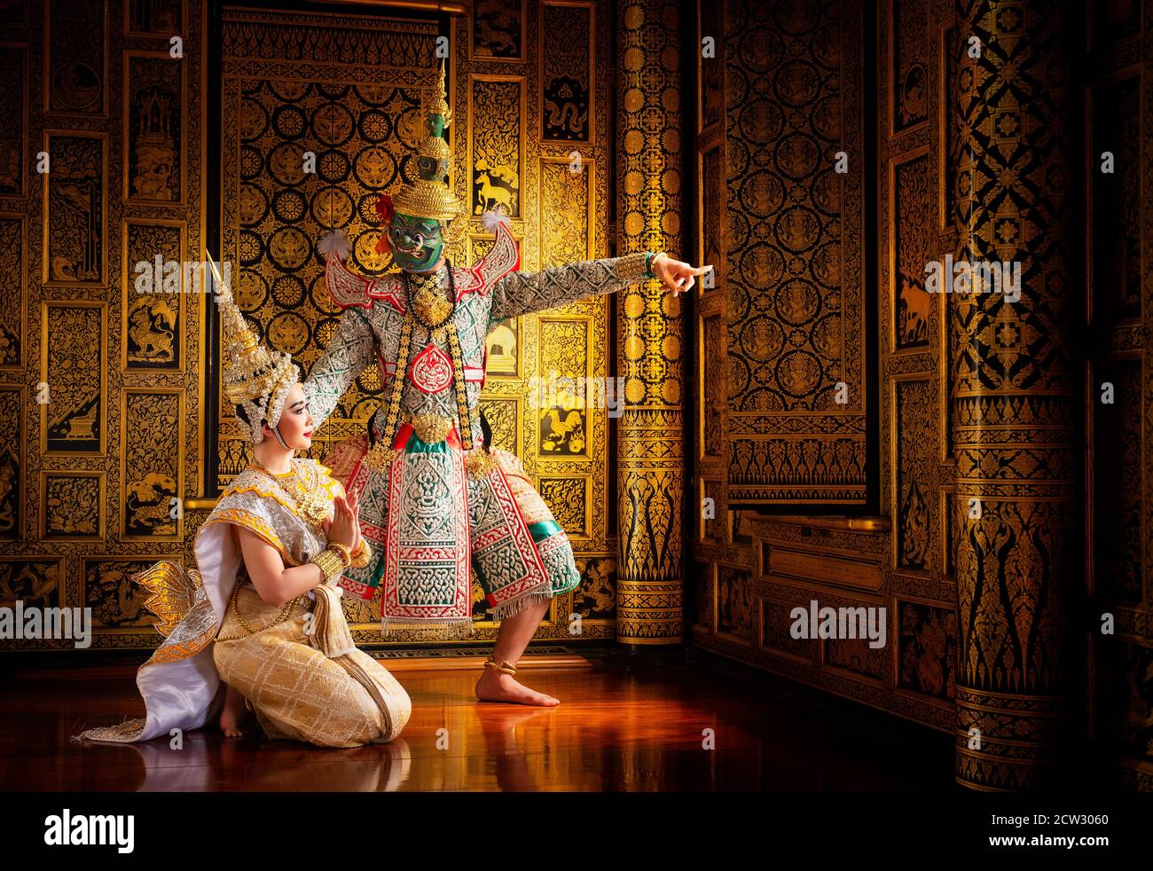 Art culture Thailand Dancing in masked khon in literature ramayana,Thai ...